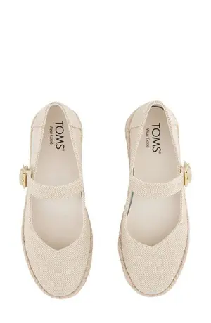 Toms Carolina Espadrille Platform Mary Jane - Gold