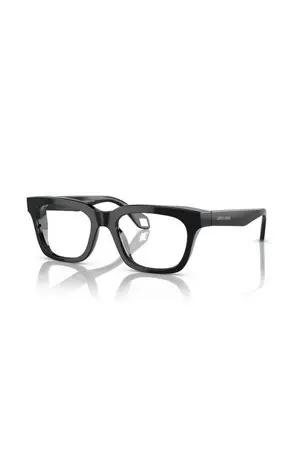 Giorgio Armani Giorgio Armani 52mm Rectangle Eyeglasses Black