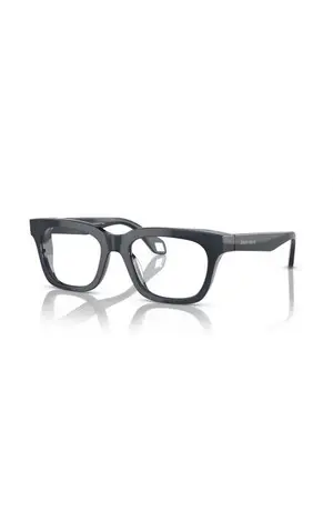 Giorgio Armani 52mm Rectangle Eyeglasses - Brown