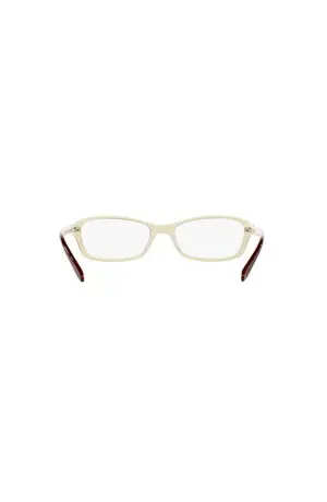 Oakley 52mm Rectangle Eyeglasses - Red