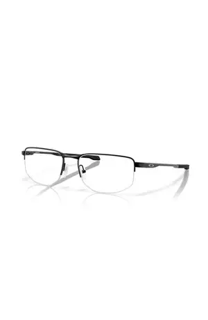 Oakley 54mm Rectangle Optical Glasses - Black