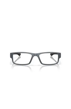 Oakley 59mm Rectangle Full Rim Eyeglasses - Black