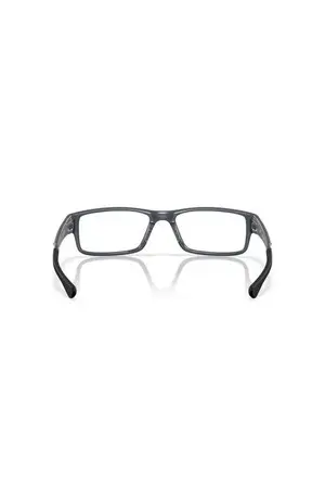 Oakley 59mm Rectangle Full Rim Eyeglasses - Black