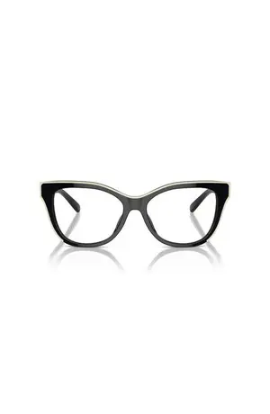 Tory Burch 54mm Cat Eye Optical Glasses - Black