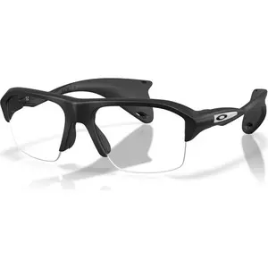 Oakley 62mm Rectangle Optical Glasses - Black