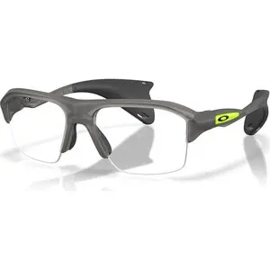 Oakley 62mm Rectangle Optical Glasses Grey