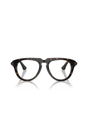 Burberry 51mm Pilot Eyeglasses - Brown