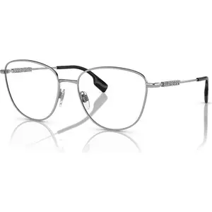 Burberry 55mm Phantos Optical Glasses - Silver