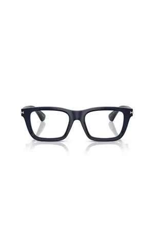 Burberry 51mm Rectangle Eyeglasses - Blue