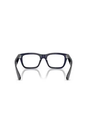 Burberry 51mm Rectangle Eyeglasses - Blue