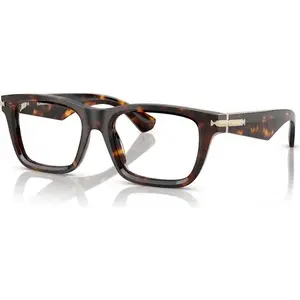 Burberry 51mm Rectangle Eyeglasses Brown