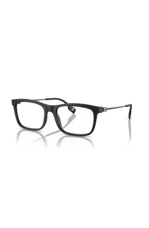 Burberry 55mm Rectangle Optical Glasses - Black