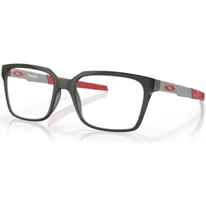 Oakley 55mm Rectangle Full Rim Eyeglasses Grey