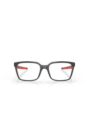 Oakley 55mm Rectangle Full Rim Eyeglasses - Grey