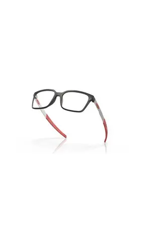 Oakley 55mm Rectangle Full Rim Eyeglasses - Grey