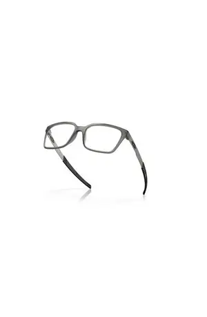 Oakley 55mm Rectangle Full Rim Eyeglasses - Solid Grey