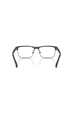 Polo Ralph Lauren 55mm Rectangle Optical Glasses - Grey