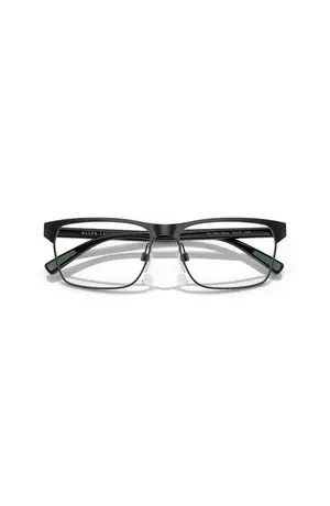 Polo Ralph Lauren 55mm Rectangle Optical Glasses - Grey