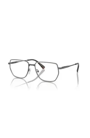Michael Kors 56mm Irregular Eyeglasses Grey