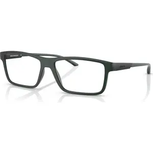 ARNETTE 56mm Rectangle Full Rim Eyeglasses - Green