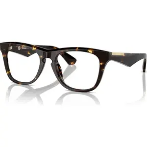 Burberry 53mm Square Full Rim Eyeglasses - Brown