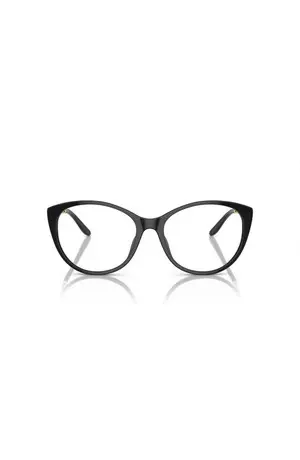 Ralph Lauren 53mm Cat Eye Optical Glasses - Black