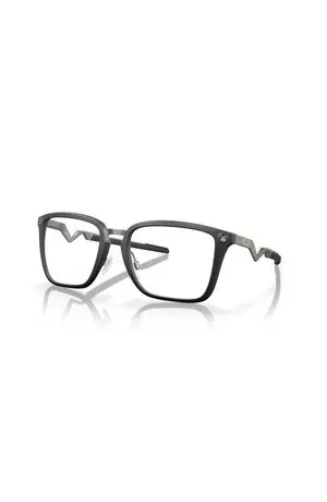 Oakley 54mm Rectangle Optical Glasses - Black