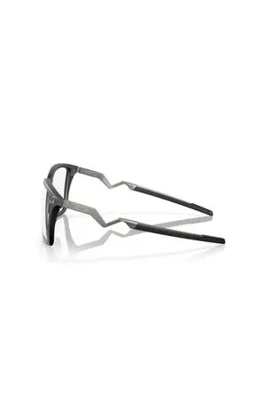 Oakley Titanium Rectangle Full Rim Eyeglasses - Black