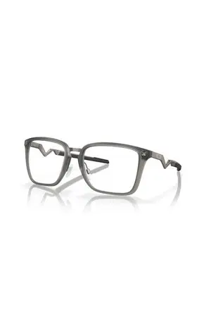 Oakley 54mm Rectangle Optical Glasses - Grey