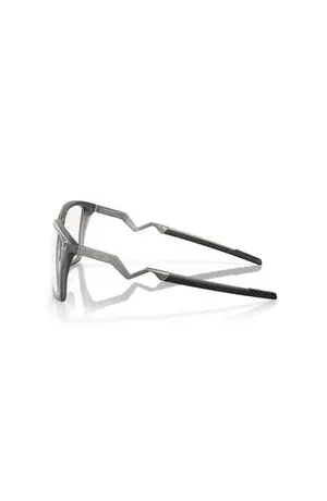 Oakley Titanium Rectangle Full Rim Eyeglasses - Grey