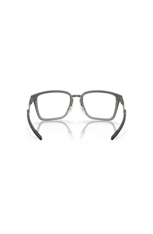 Oakley Titanium Rectangle Full Rim Eyeglasses - Grey