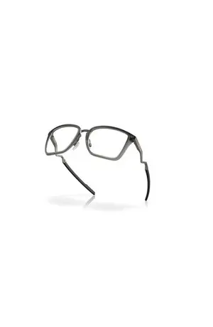 Oakley Titanium Rectangle Full Rim Eyeglasses - Grey