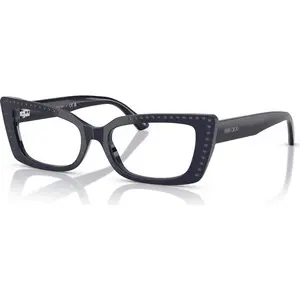 JIMMY CHOO 53mm Cat Eye Eyeglasses - Blue