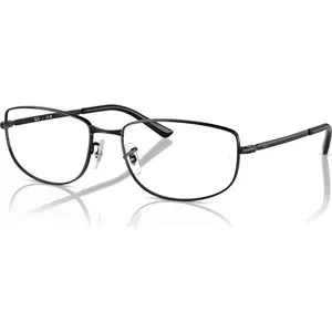 Ray-ban 56mm Irregular Eyeglasses - Black
