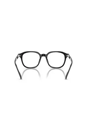 Polo Ralph Lauren 52mm Round Optical Glasses - Black