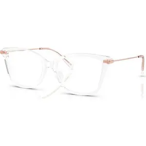 Michael Kors Michael Kors Square Acetate Eyeglasses Transparent