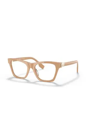 Burberry 50mm Square Optical Glasses - Beige