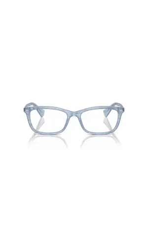 Ralph Lauren 51mm Rectangle Full Rim Eyeglasses - Blue