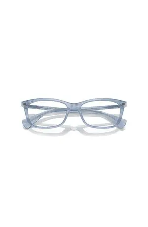 Ralph Lauren 51mm Rectangle Full Rim Eyeglasses - Blue