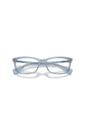 Ralph Lauren 51mm Rectangle Optical Glasses - Blue