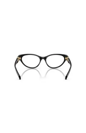Versace Cat Eye Optical Glasses - Black