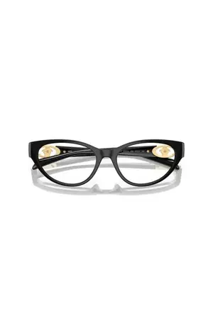 Versace Cat Eye Optical Glasses - Black