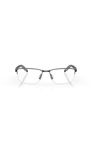 COSTA 57mm Rectangle Eyeglasses - Black