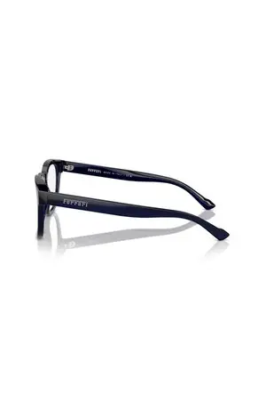 FERRARI 49mm Round Optical Glasses - Blue