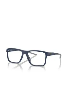 SCUDERIA FERRARI 56mm Rectangle Eyeglasses - Blue