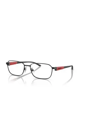 ARNETTE 55mm Rectangle Full Rim Eyeglasses - Black