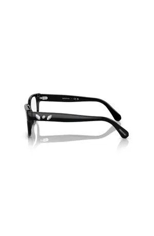 SWAROVSKI Rectangle Eyeglasses - Black