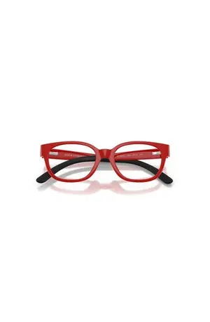 Polo Ralph Lauren Rectangle Full Rim Optical Glasses - Red