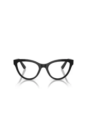 Dolce & Gabbana 50mm Butterfly Eyeglasses - Black