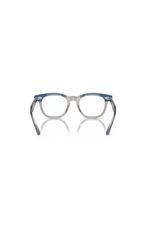 Ray-ban 43mm Square Eyeglasses - Blue